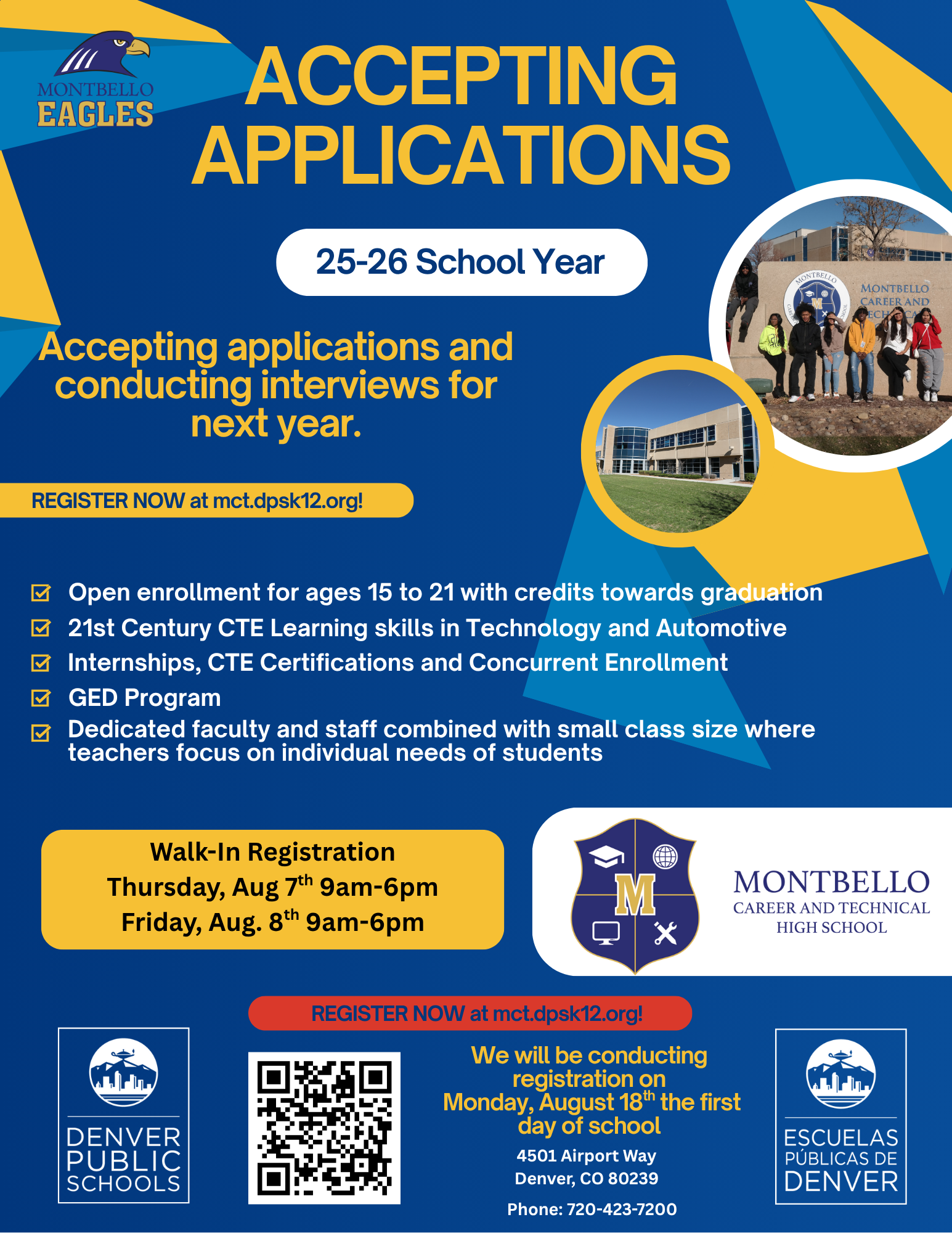 Montbello Career and Tech » MCT is now Accepting Applications