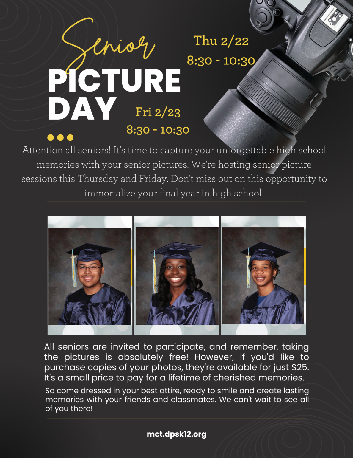 Montbello Career and Tech » Senior Picture Day